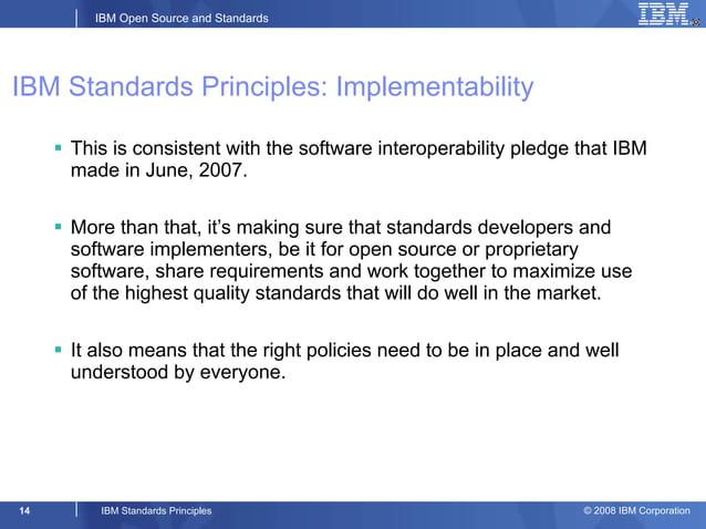IBM Standards Principles | PPT