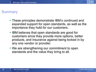 IBM Standards Principles | PPT