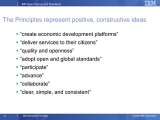 IBM Standards Principles | PPT