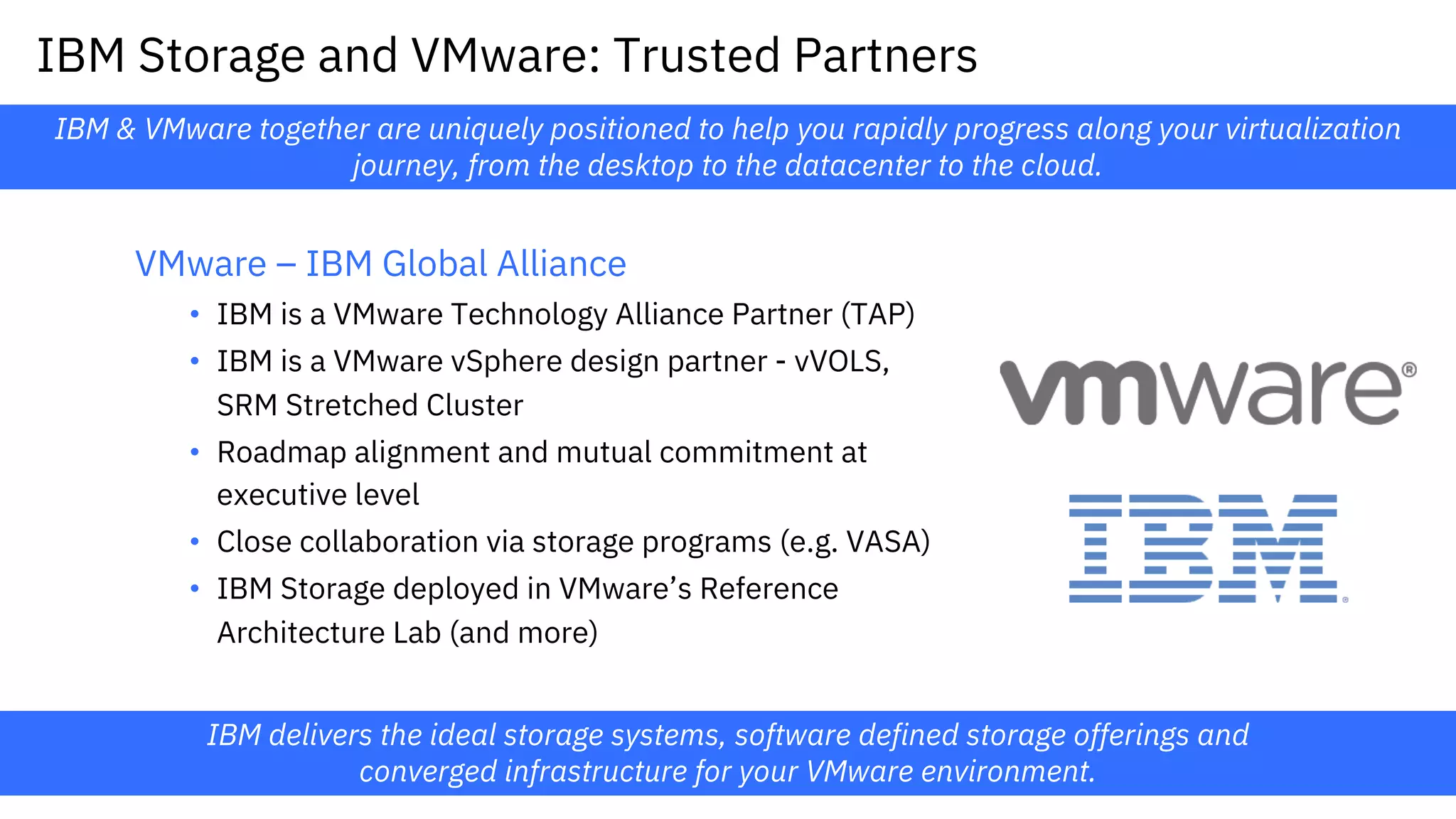 A Winning Combination: IBM Storage and VMware | PPT