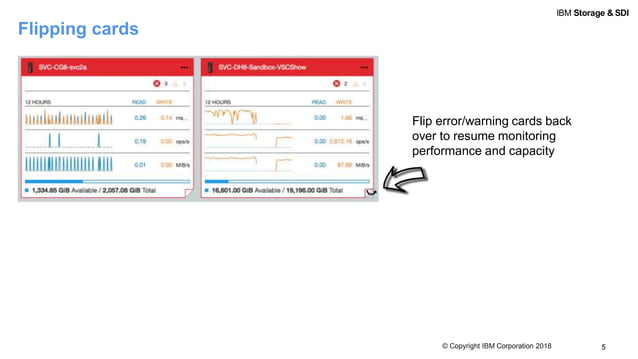IBM Storage Insights GUI Walkthrough | PPTX