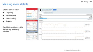 IBM Storage Insights GUI Walkthrough | PPTX