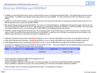 IBM Storage Systems WWPN determination version 6.5 | PDF