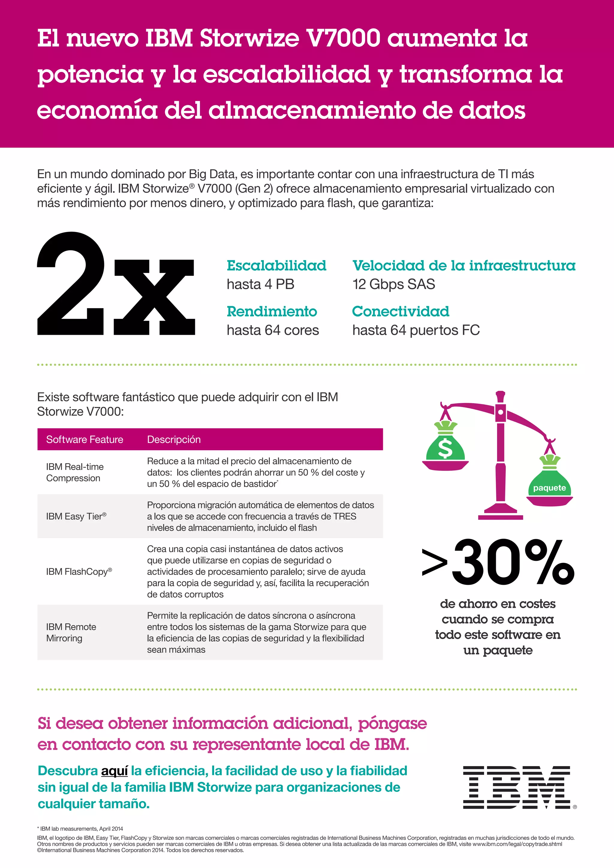 Ibm storwize v7000 gen 2 flyer 3 | PDF | Computing | Technology & Computing