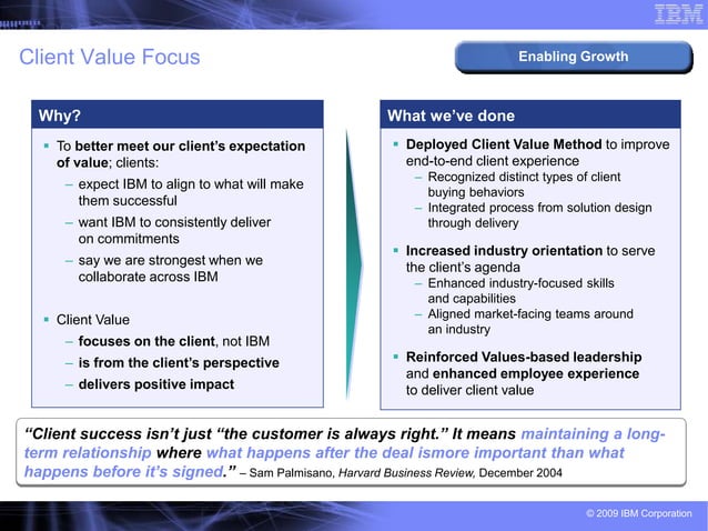 IBM's Transformation Journey | PDF
