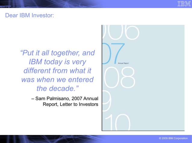 IBM's Transformation Journey | PDF