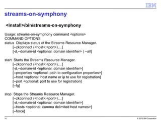 IBM Streams V4.1 Integration with IBM Platform Symphony | PPT
