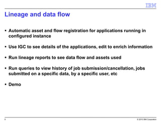 Data Governance with IBM Streams V4.1 | PPT