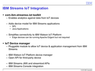 IBM Streams IoT Integration | PPT