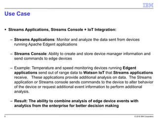 IBM Streams IoT Integration | PPT