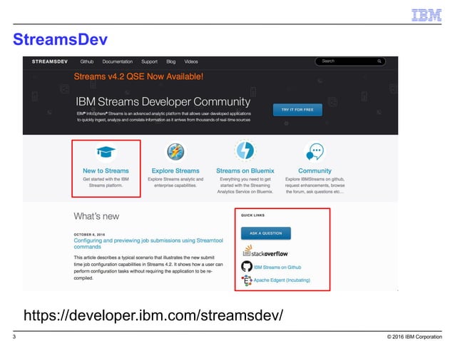 IBM Streams Getting Started Resources | PDF