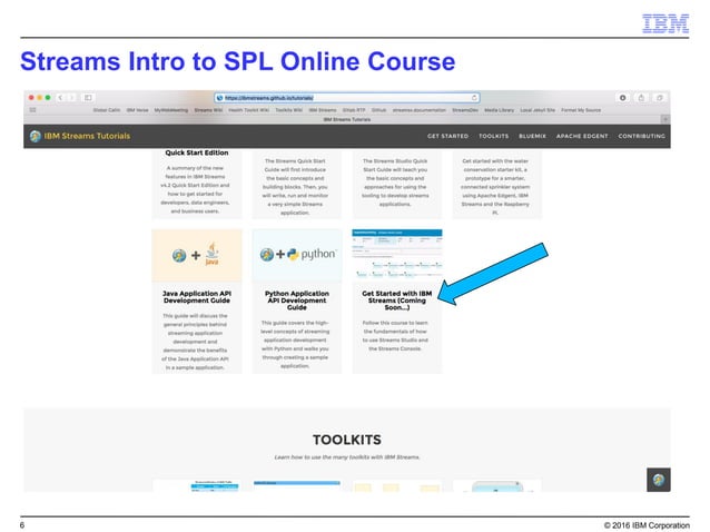 IBM Streams Getting Started Resources | PDF