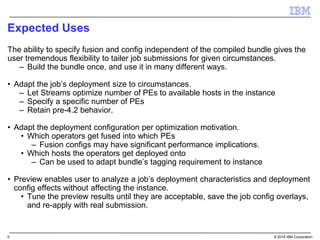 IBM Streams V4.2 Submission Time Fusion and Configuration | PPT