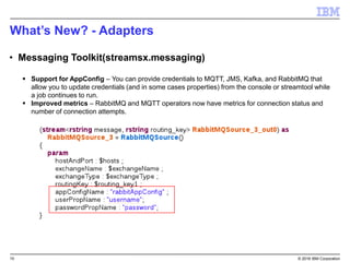 Toolkits Overview for IBM Streams V4.2 | PPT