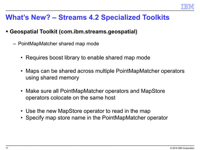 Toolkits Overview for IBM Streams V4.2 | PPT