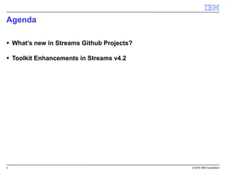 Toolkits Overview for IBM Streams V4.2 | PPT