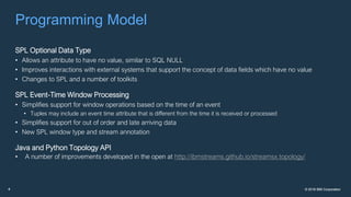 What's New Overview for IBM Streams V4.3 | PPT