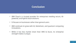 IBM Case Study in the subject of cloud computing | PPTX