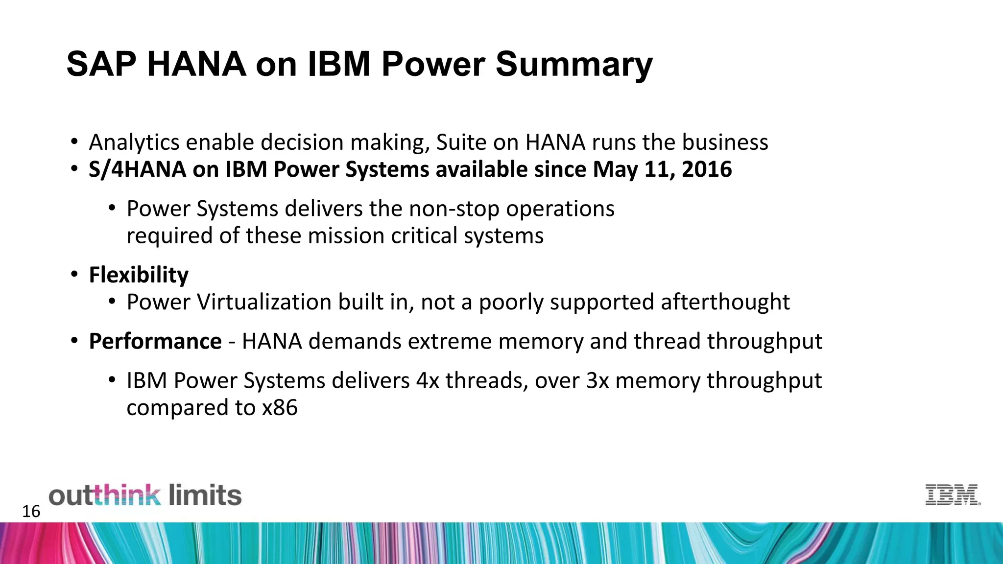 IBM Power & SUSE at SAPPHIRE 2016 | PDF