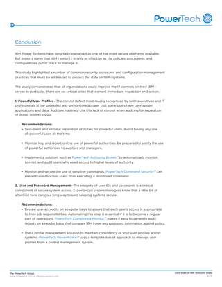 IBM System i Security Study 2013 | PDF | Computing | Technology & Computing