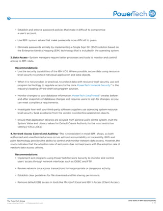 IBM System i Security Study 2013 | PDF | Computing | Technology & Computing