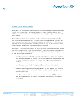 IBM System i Security Study 2013 | PDF | Computing | Technology & Computing