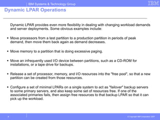 IBM System p Virtualisation.ppt | Operating Systems | Computer Software and Applications