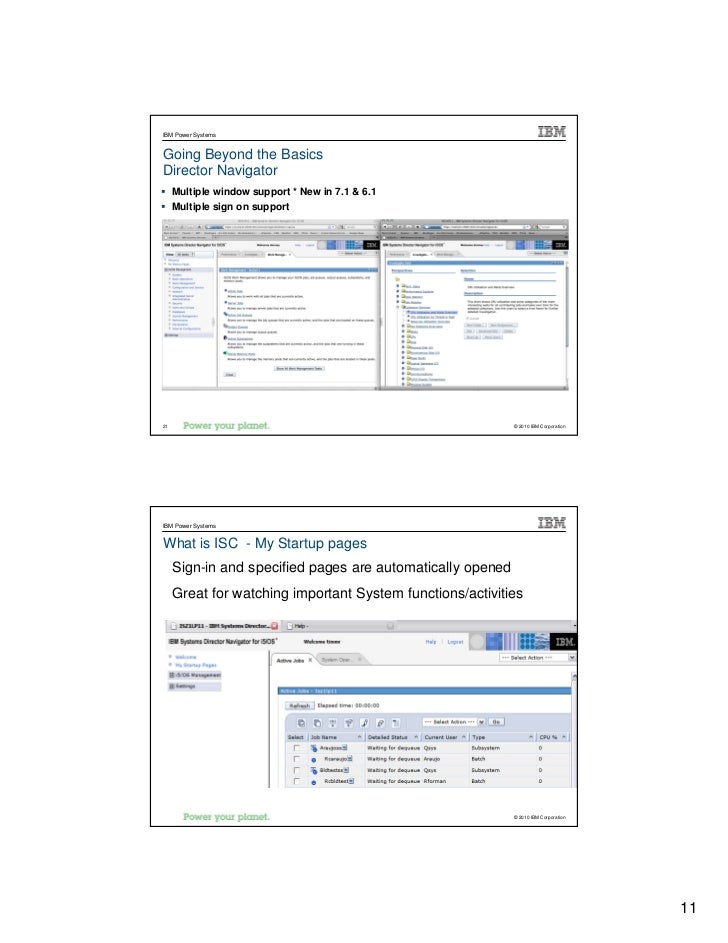 IBM Systems Director Navigator for i