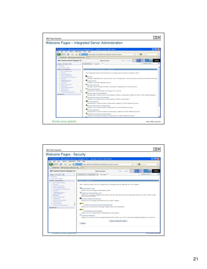 IBM Systems Director Navigator for i