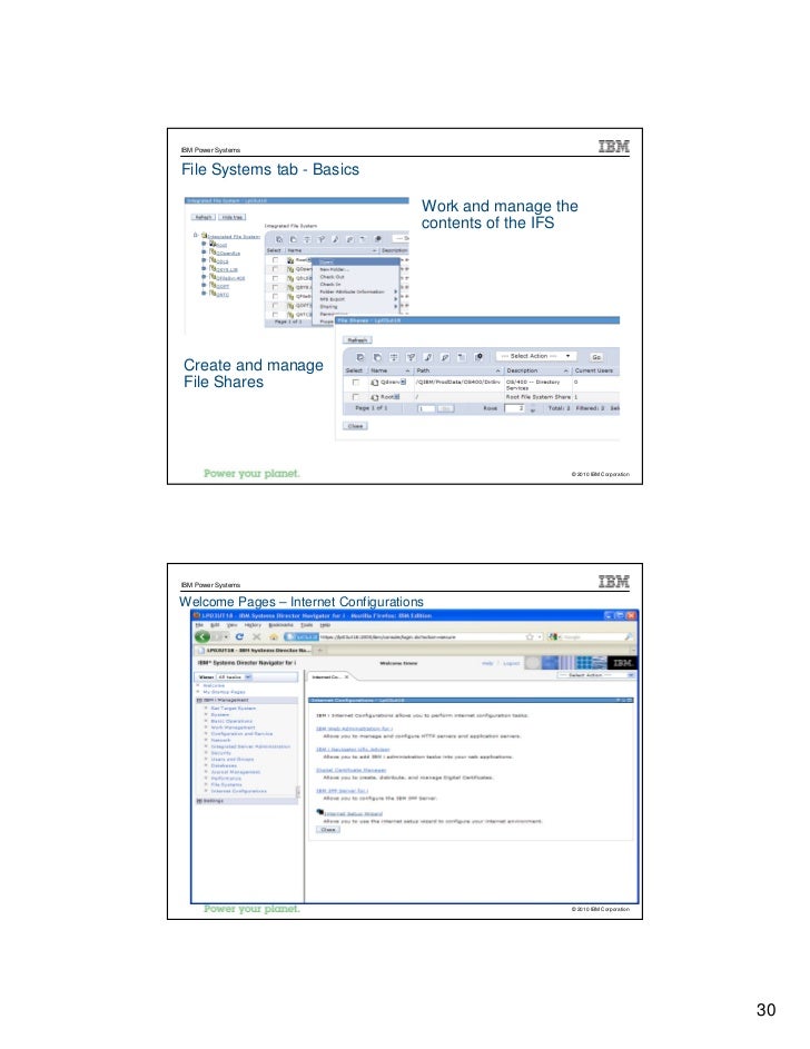 IBM Systems Director Navigator for i