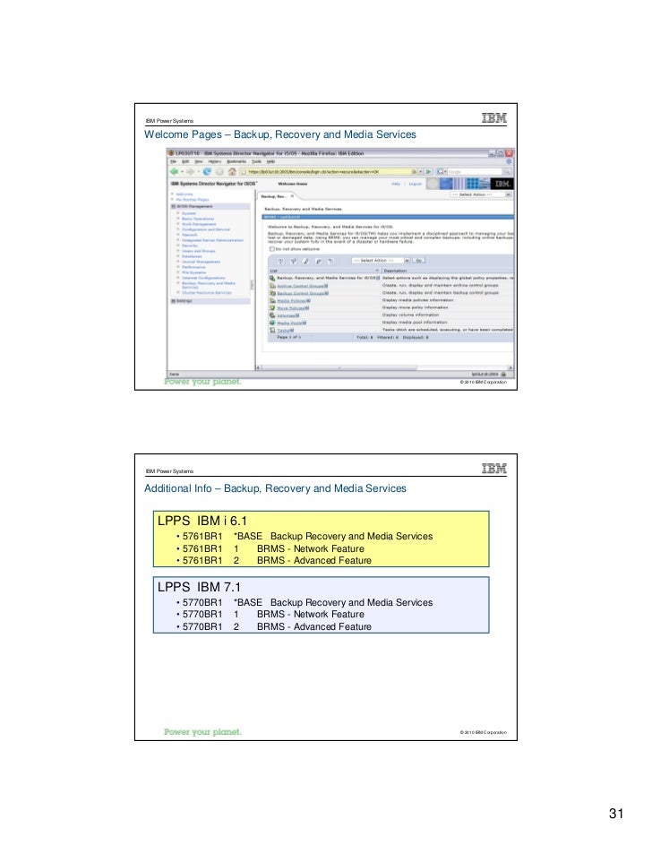 IBM Systems Director Navigator for i