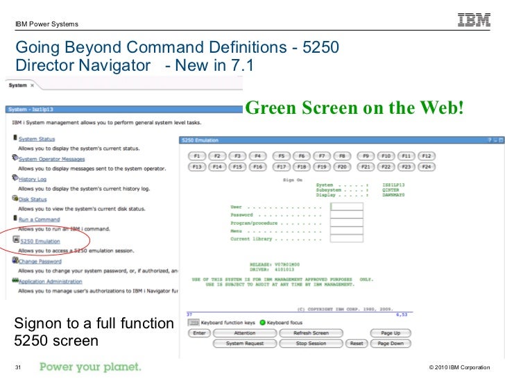 IBM Systems Director Navigator for i