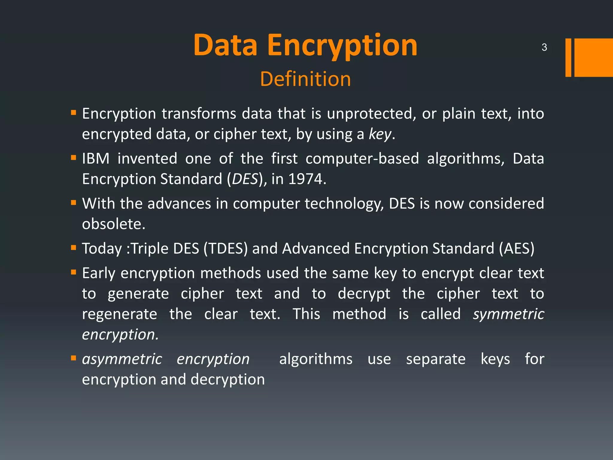 IBM System Storage Data Encryption | PPTX | Data Storage and ...