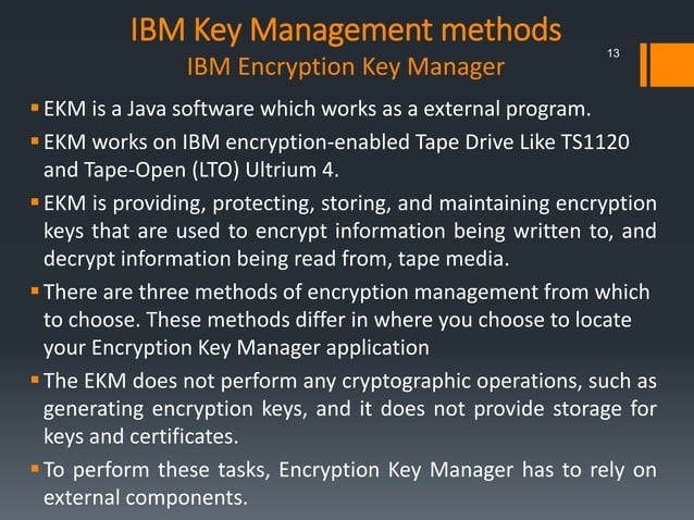 IBM System Storage Data Encryption | PPTX | Data Storage and Warehousing | Computing