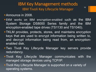 IBM System Storage Data Encryption | PPTX | Data Storage and ...