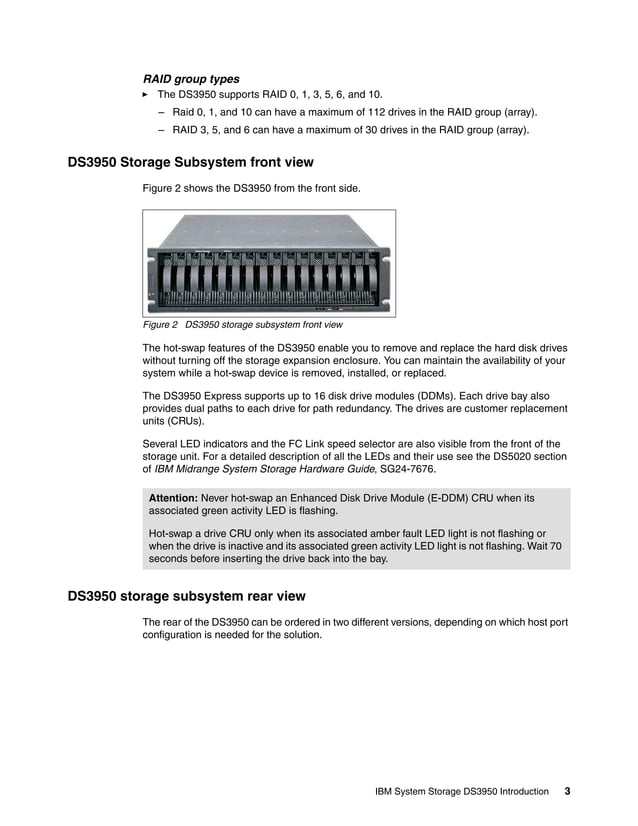 Ibm system storage ds3950 introduction redp4702 | PDF | Computing | Technology & Computing