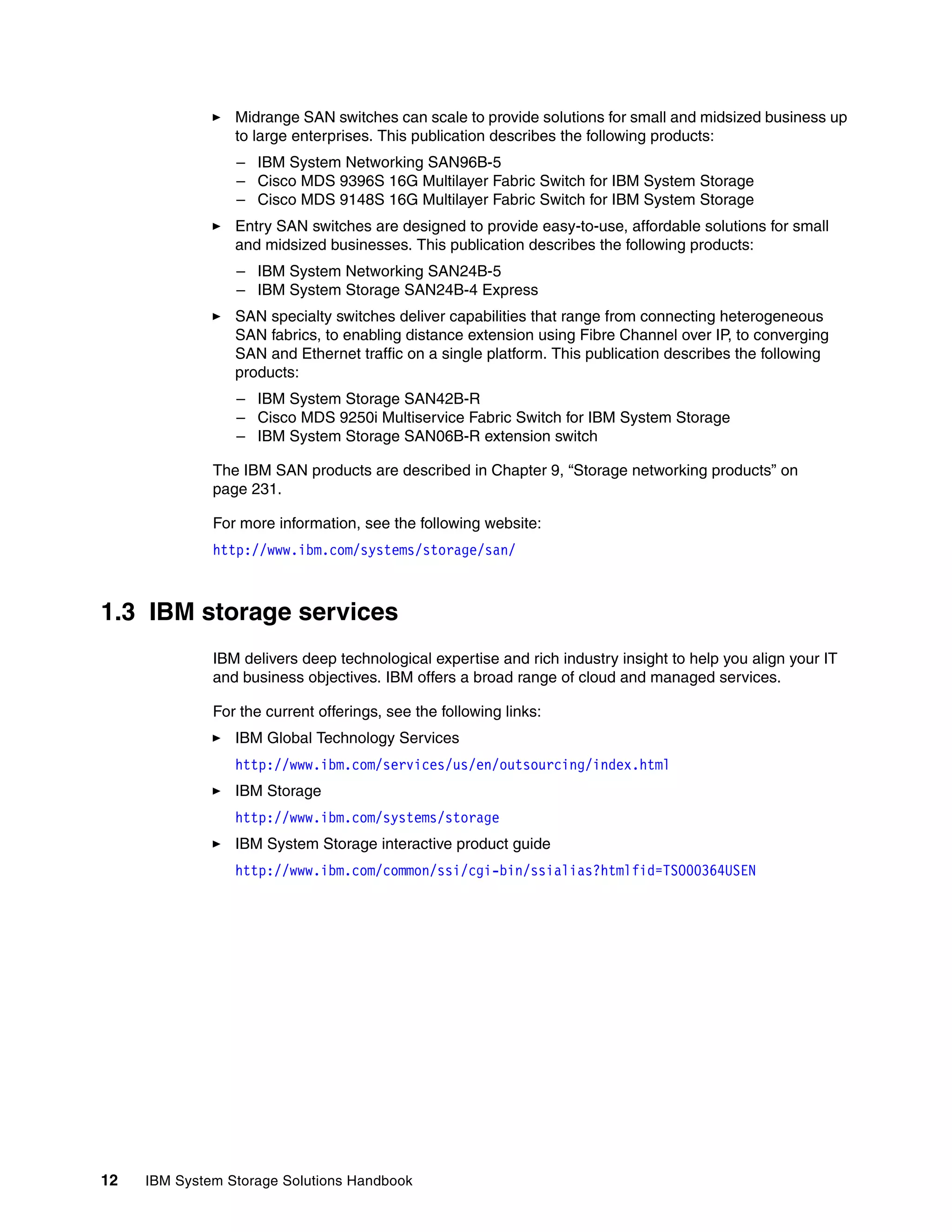 Ibm system storage solutions handbook | PDF