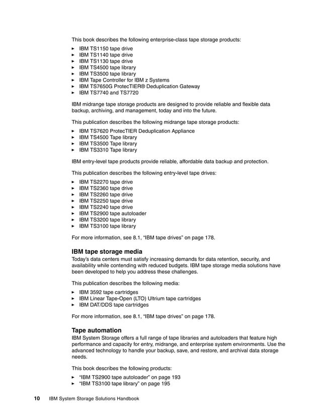 Ibm system storage solutions handbook | PDF