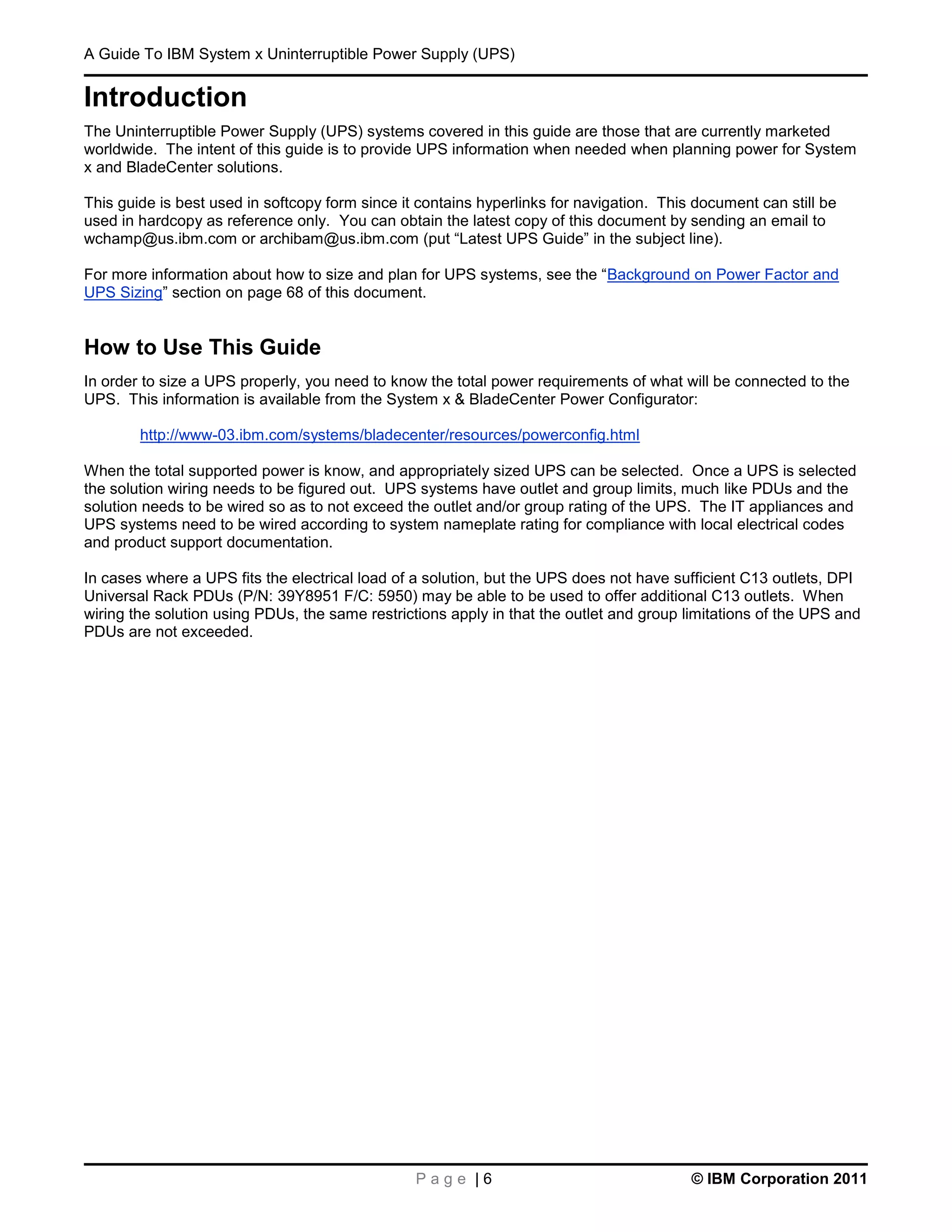 Ibm system x_ups_guide_v1.6.0 | PDF