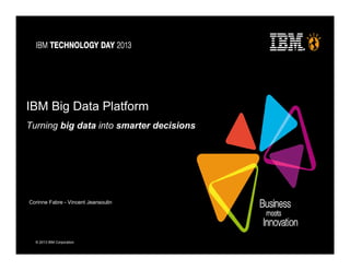 IBM Technology Day 2013 BigData Salle Rome | PPT