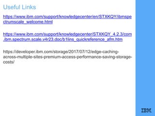 Disaster Recovery using Spectrum Scale Active File Management | PPT