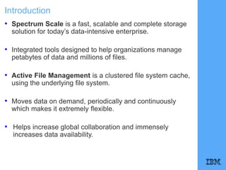 Disaster Recovery using Spectrum Scale Active File Management | PPTX