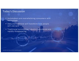 IBM Think: AI is Driving the Future for Connected Vehicles | PPT