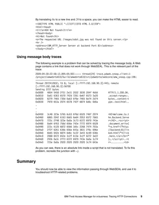 Ibm tivoli access manager for e business tracing http connections ...