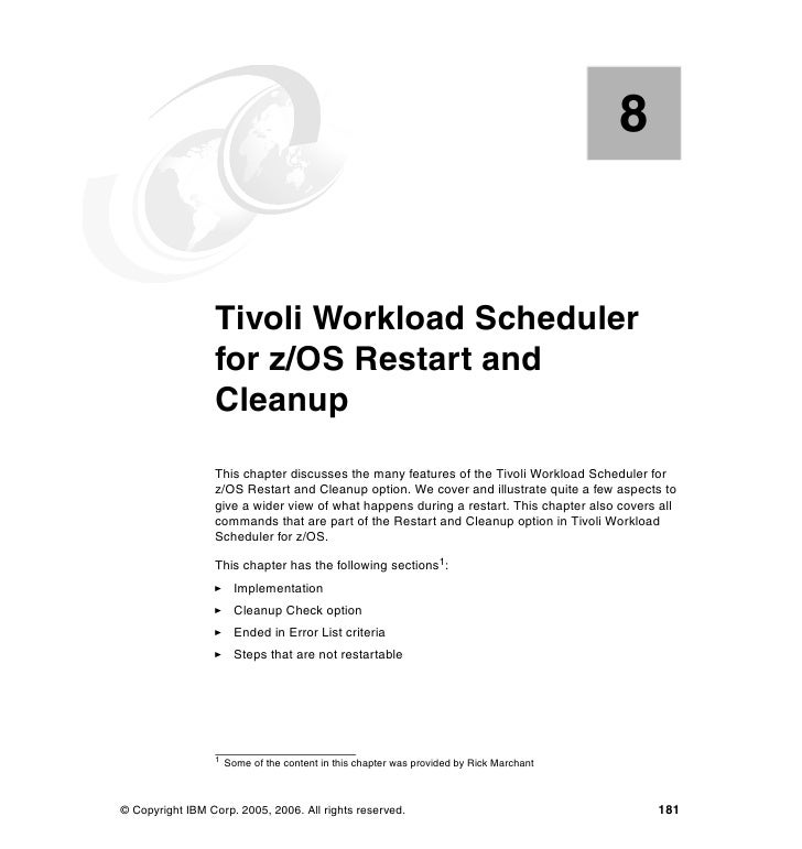 Ibm Tivoli Workload Scheduler For Z Os Best Practices End To End And