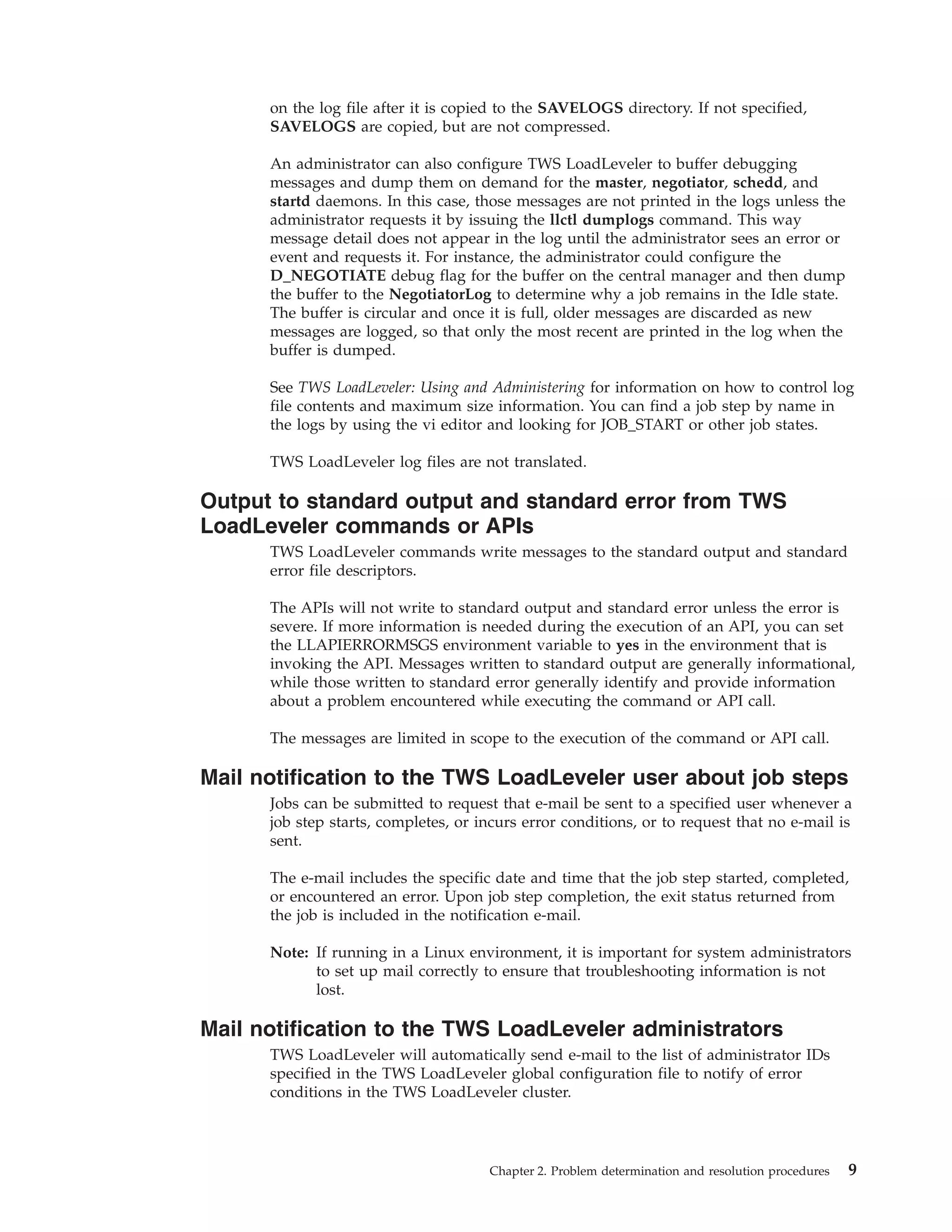 Ibm Tivoli Workload Scheduler Load Leveler Diagnosis And Messages Guide V3 5 Pdf