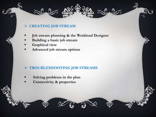Ibm tivoli workload scheduler training | PPTX