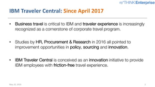 IBM Traveler Central: Overview | PDF | Business Travel | Travel Type