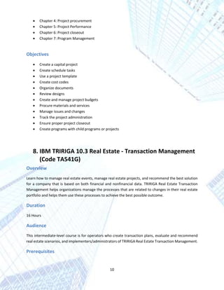 Ibm tririga training by BRIWO Solutions | PDF
