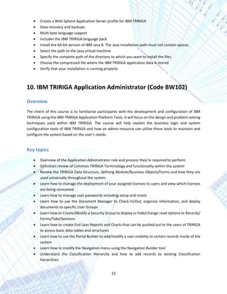 Ibm tririga training by BRIWO Solutions | PDF
